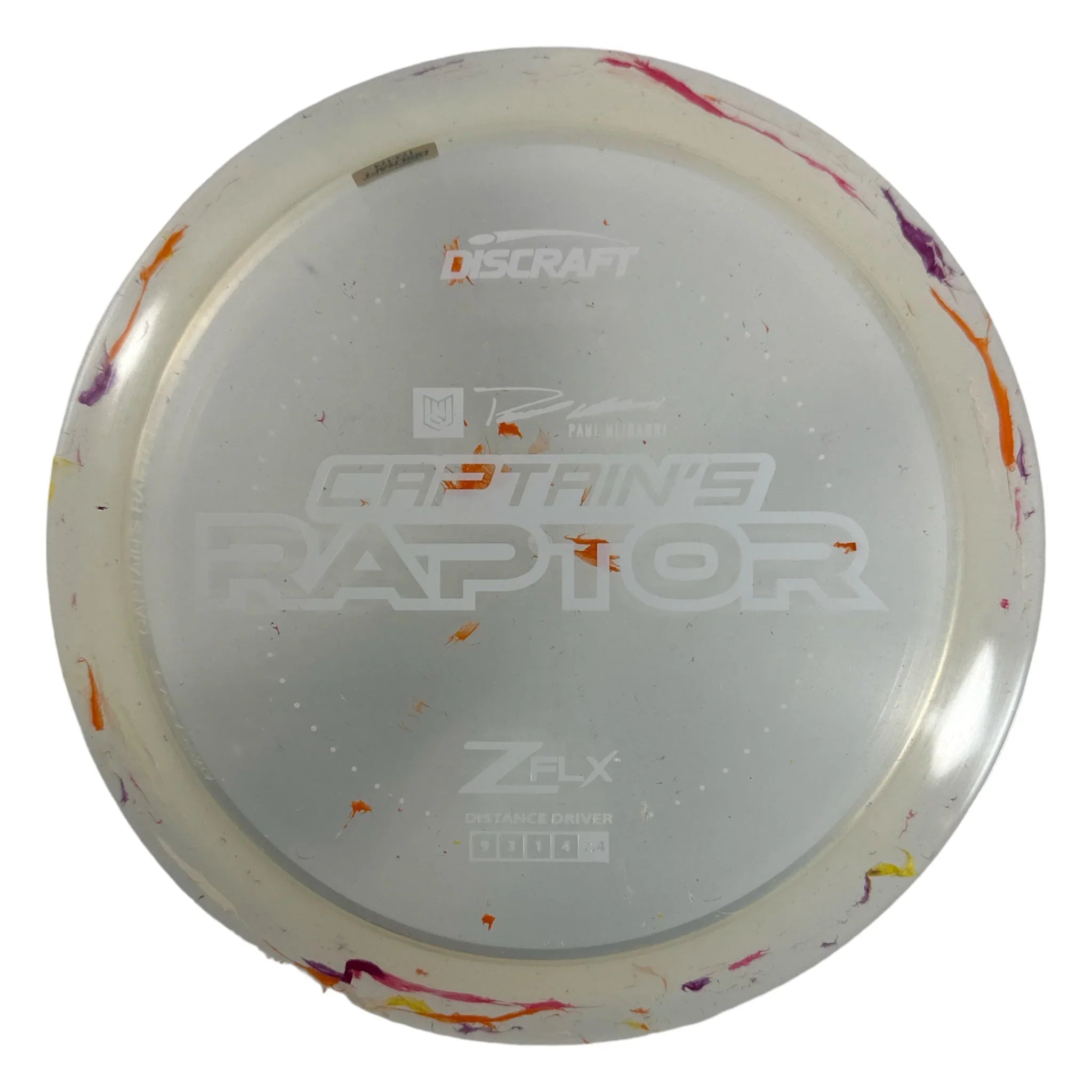 Captain's Raptor | Jawbreaker Z FLX | Clear/White 173g (Paul Ulibarri ...