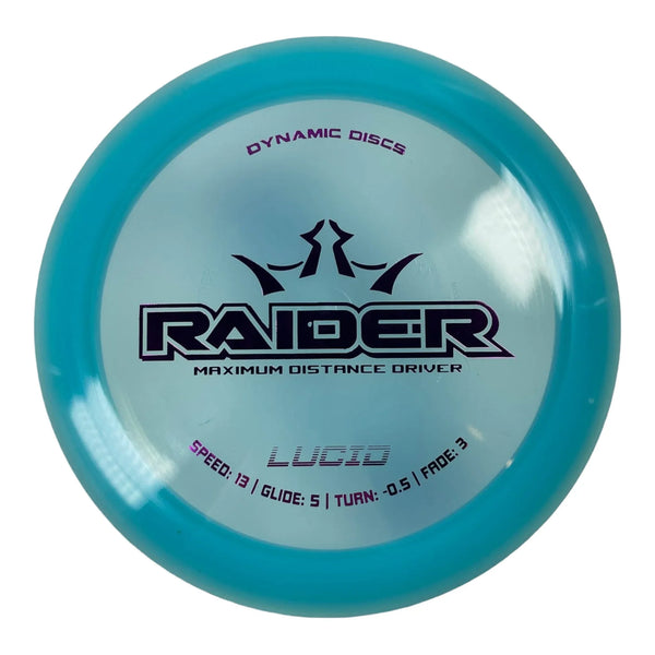 Raider | Lucid | Blue/Purple 171g by Dynamic Discs – Perks and Re-creation