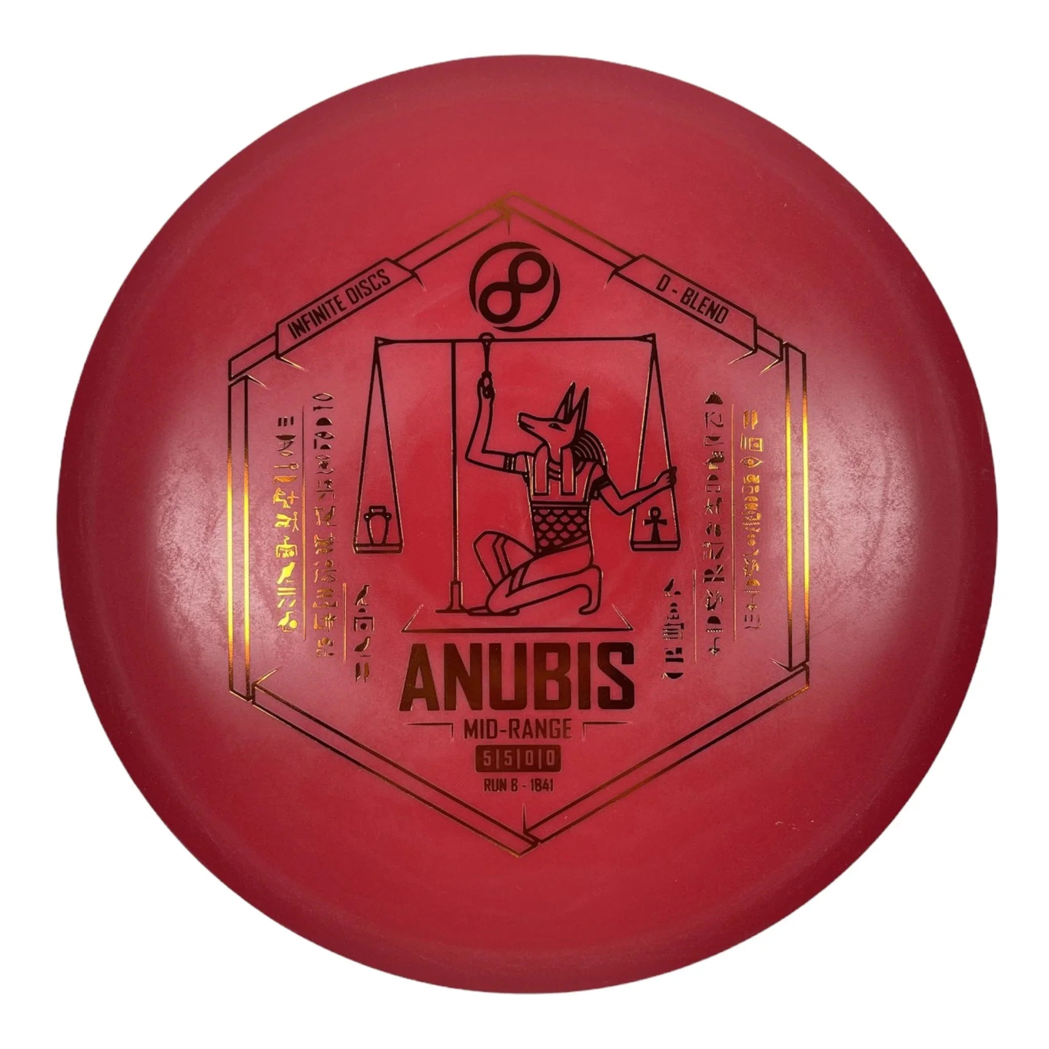 Anubis | D-Blend | Red/Bronze 168-169g by Infinite Discs – Perks and Re ...