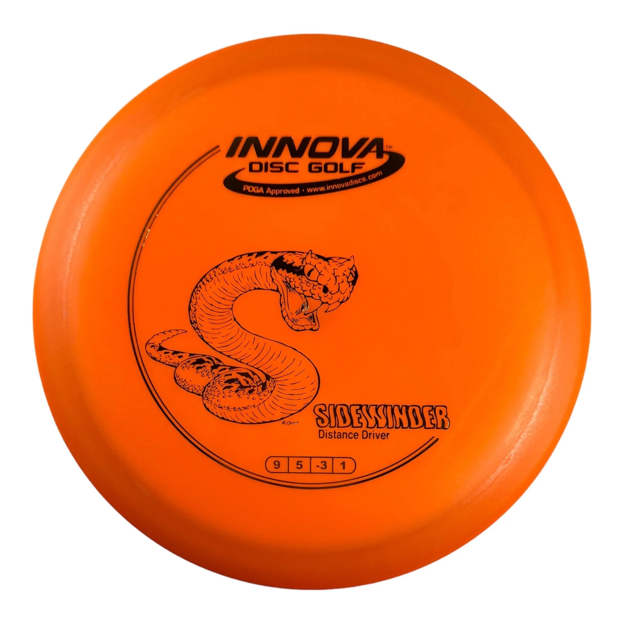 Sidewinder | DX | Orange/Gold 175g by Innova Champion Discs – Perks and ...