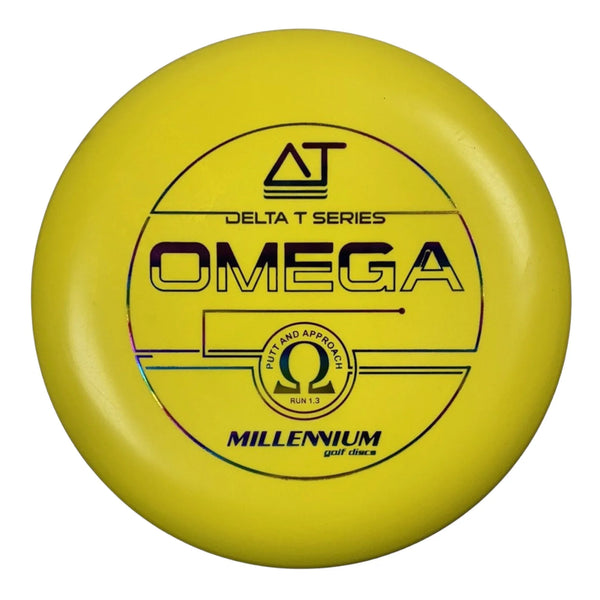 Omega | DT | Yellow/Rainbow 154-167g by Millennium Golf Discs – Perks ...