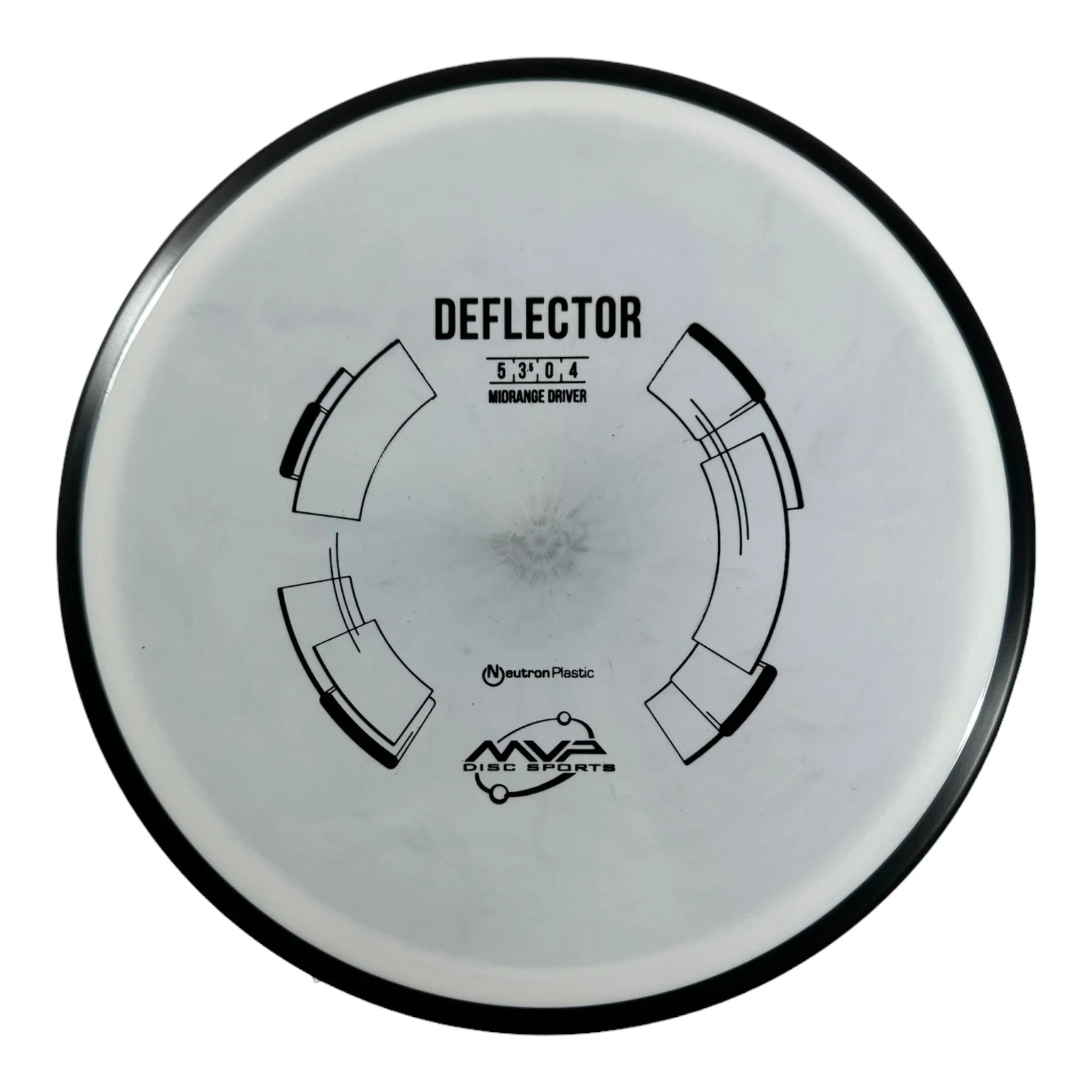 Deflector | Neutron | White/Black 176g by MVP Disc Sports – Perks and ...